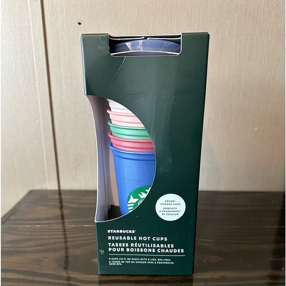Starbucks | Kitchen | Starbucks Pack Of 6 Hot 6 Oz Color Changing Cups ...